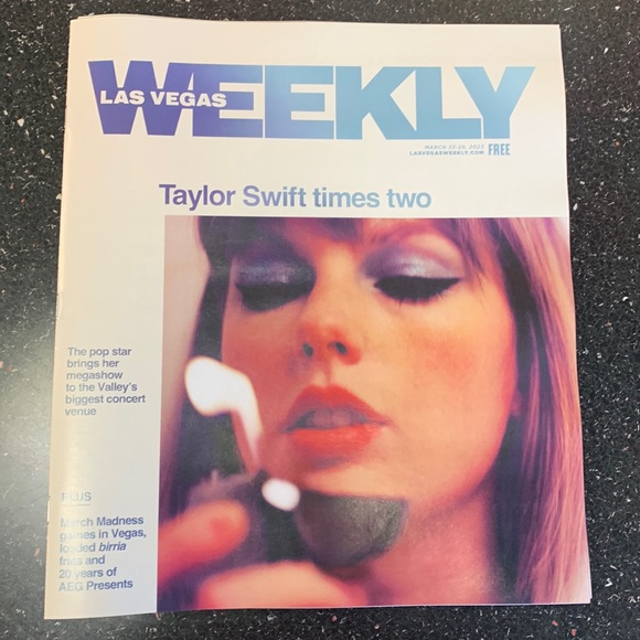 unbranded | Other | Las Vegas Weekly Magazine Taylor Swift Times Two ...